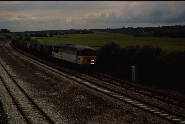 35MM SLIDE BRITISH Railway Br Diesel Class 56 - 56014 At Stonebroom 24 ...