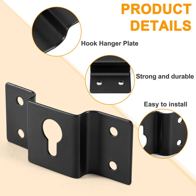 DIY AUDIO SOUND Box Speaker Wall Mount Iron Hook Hanger Plate 5PCS ...