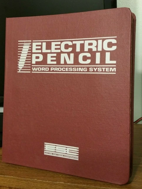 EXTREMELY RARE! 1986 Electric Pencil Word Processing System Software ...