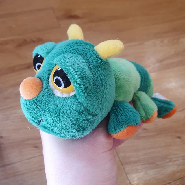 RUSS BERRIE MILI MILLIPEDE THE GREEN CATERPILLAR Plush Stuffed Toy Soft ...