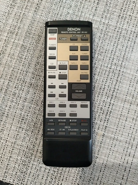 ORIGINAL DENON RC-152 Remote Control Genuine £34.99 - PicClick UK