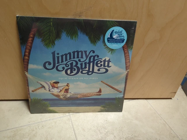 JIMMY BUFFETT EQUAL Strain On All Parts NEW SEALED KEY WEST BLUE RECORD ...