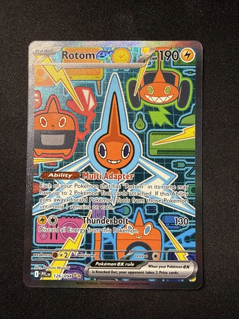 POKEMON TCG ROTOM Ex 126/094 SIR Phantasmal Flames NM £24.00 - PicClick UK