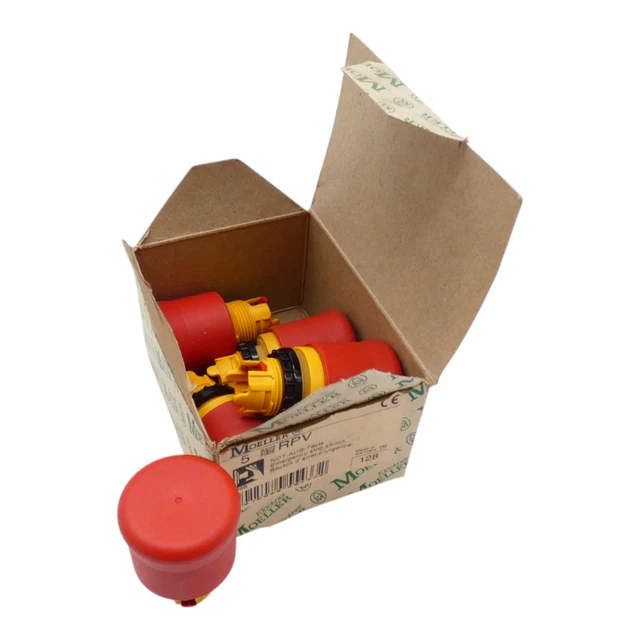 5X KLÖCKNER-MOELLER RPV NOT-AUS-Taste / Emergency stop switch -unused/OVP- EUR 54,00 - PicClick DE