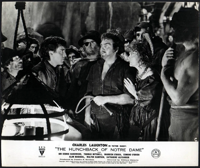 HUNCHBACK OF NOTRE DAME 1939 Maureen O’Hara, Charles Laughton 3 LOBBY ...