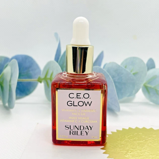 SUNDAY RILEY 🦋 CEO Glow Vitamin C Turmeric Face Facial Oil 10ml Travel ...