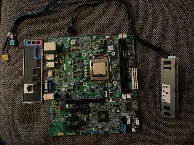 DELL OPTIPLEX 390 Socket 1155 Motherboard Intel i3-2100T CPU, I/O Plate ...