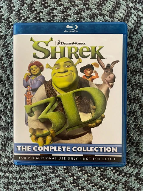 SHREK 3D: THE Complete Collection 4-Disc Blu-ray set EUR 10,96 ...