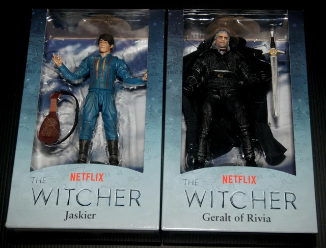 MCFARLANE NETFLIX WITCHER Geralt Jaskier Bard Mythic Legions Compatible ...