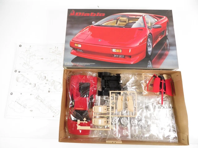1:24 FUJIMI LAMORGHINI Diablo Bausatz EUR 35,00 - PicClick DE