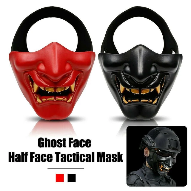 AIRSOFT PROP PRAJNA Tactical Mask Kabuki Samurai Evil Demon Grimace ...