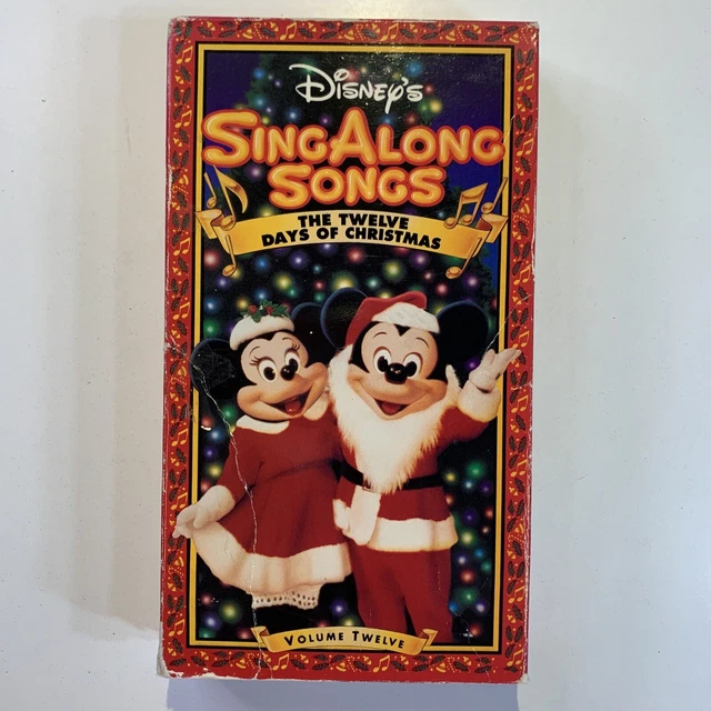 DISNEYS SING ALONG Songs The Twelve Days Of Christmas VHS 1997 3 DISNEYS SING ALONG Songs The Twelve Days Of Christmas VHS 1997 3
