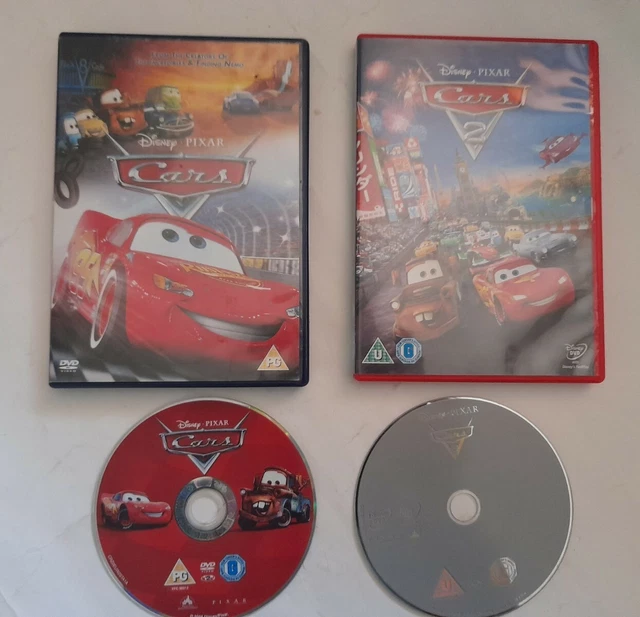 DISNEY PIXAR CARS 1 And Cars 2 DVDS *FREE POST* £5.97 - PicClick UK