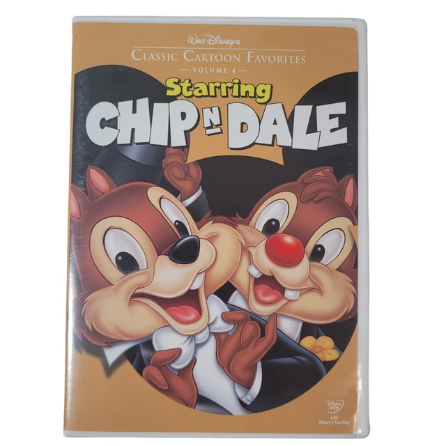 WALT DISNEYS CLASSIC Cartoon Favorites Vol 4 Starring Chip n Dale DVD ...