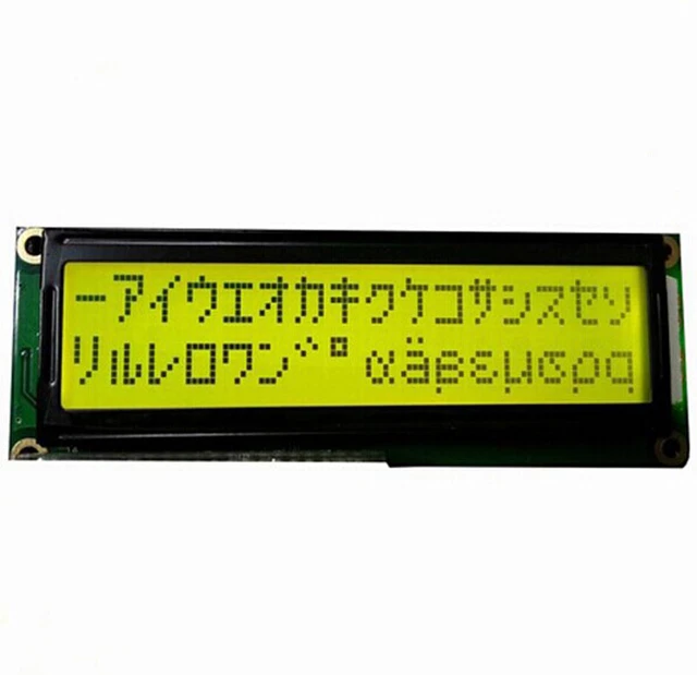 YELLOW DISPLAY LCD 1602 Display 16x2 Big Characters 5V 122*44MM 8-bit ...