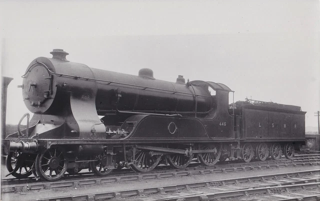 LSWR DRUMMOND T14 CLASS 4-6-0 No.445 AS REBUILT WITH SUPERHEATER IN ...