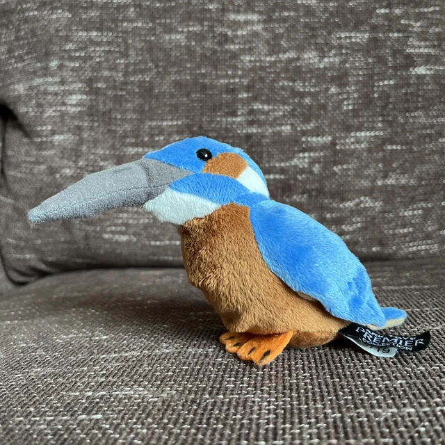 ARK TOYS PREMIER Collection Soft Toy Plush Beanie Kingfisher Bird ...
