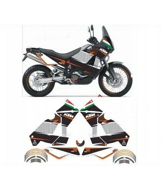 STICKERS SET AUFKLEBER set KTM LC8 990 ADVENTURE R FORMANUDESIGN .. EUR ...