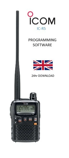 ICOM CS-R5 IC-R5 Programming Software £19.99 - PicClick UK