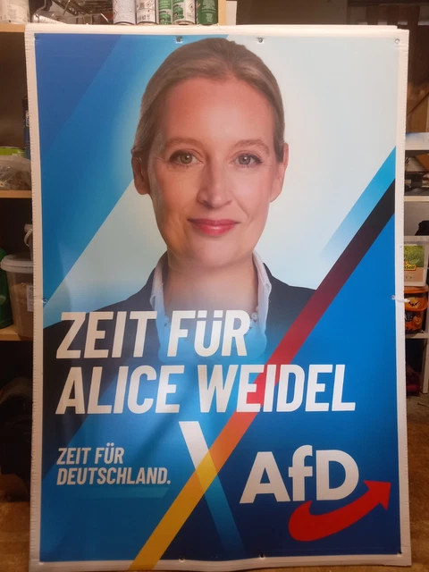 ALICE WEIDEL AFD Wahlplakat Plakat EUR 35,35 - PicClick DE