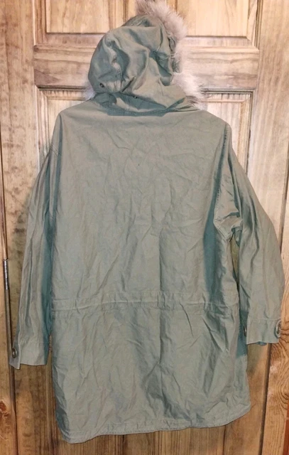 ORIGINAL MODIFIED WWII 1943 US Army Anorak Parka W/Zipper Cold Weather ...