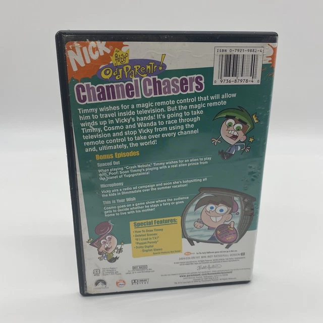 THE FAIRLY ODDPARENTS: Channel Chasers (DVD, 2004) Nickelodeon Cartoon ...