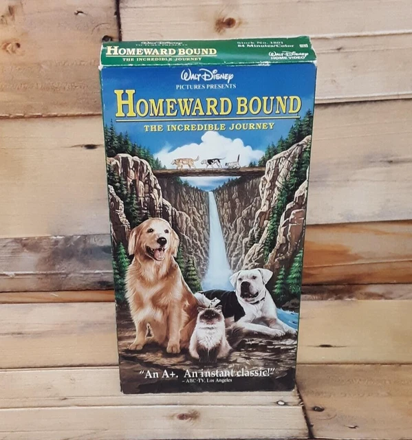 HOMEWARD BOUND: THE Incredible Journey VHS VCR Video Tape Used Movie ...