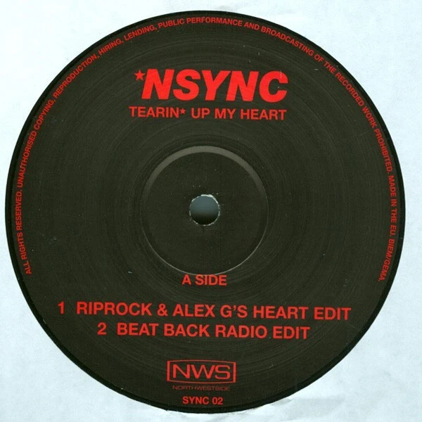 *NSYNC - TEARIN' Up My Heart (12") EUR 18,86 - PicClick FR