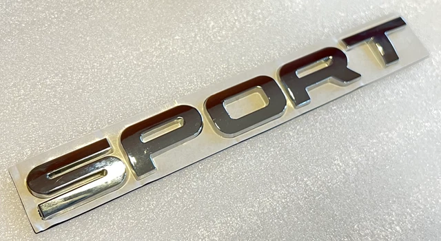 NEW CHROME RANGE Rover Sport Badge Lettering Autobiography L494 L320 £9 ...