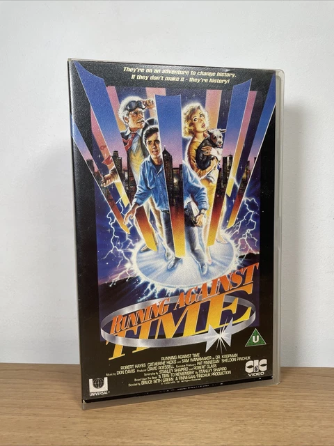 RUNNING AGAINST TIME VHS Rare Big Box Ex Rental RARE BIG BOX TAPE CIC ...
