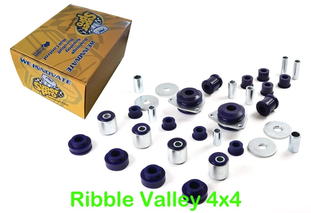 LAND ROVER DEFENDER 300Tdi Poly Bush Kit Superpro Polyurethane Bushes ...