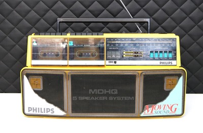 PHILIPS D8304 GHETTO Blaster Boombox Radio Recorder Cassette Deck ...