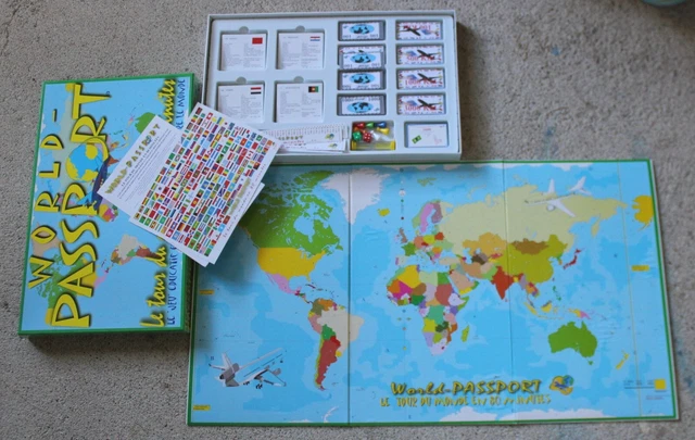 WORLD PASSPORT &LE tour du Monde en 80 min." 2010 - JEU COMPLET EUR 25 ...