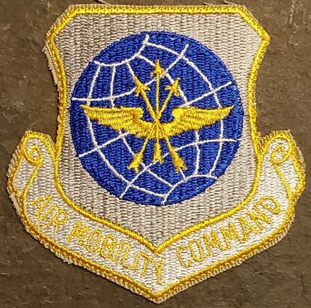 USAF AIR FORCE Air Mobility Command (AMC) Patch COLOR VTG ORGINAL ...