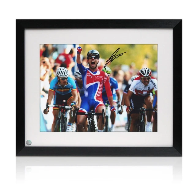 PHOTO DE CYCLISME signée par Mark Cavendish : champion du monde ...