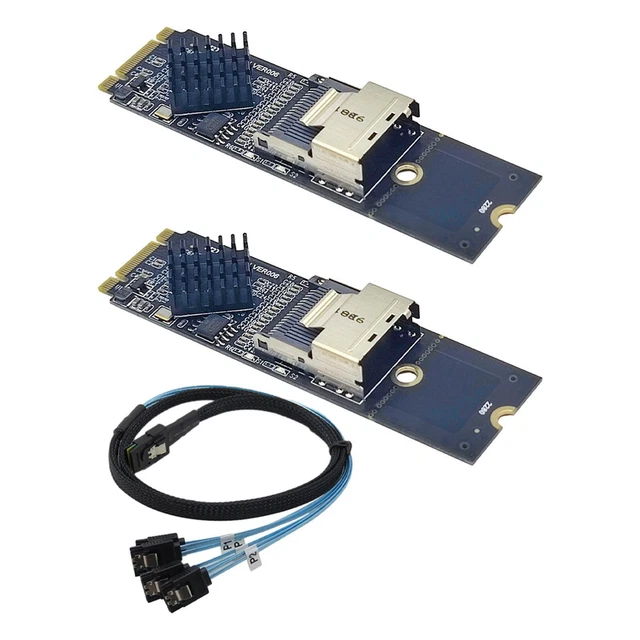 CARTE D'EXTENSION M.2 NVMe vers Mini SAS 36 broches SFF-8087 3.0, PCB à EUR 29,27 - PicClick FR