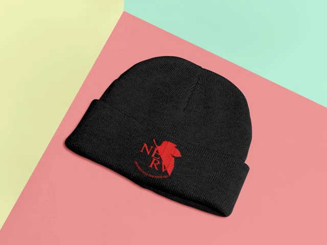 LOGO EVANGELIONS NERV symbole ange anime manga geek nerd bonnet en ...