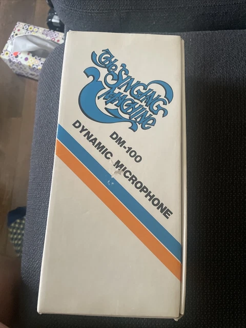 VINTAGE DM100 DYNAMIC Microphone The Singing Machine Rare New In Box £ ...