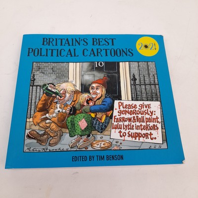 BRITAIN'S BEST POLITICAL Cartoons 2021 by Benson, Tim Book The Cheap ...