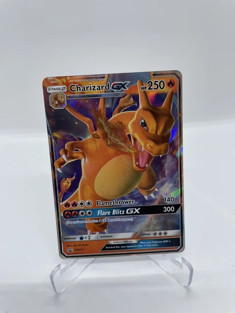 CHARIZARD GX - SM211 Black Star Promo Ultra Rare Hidden Fates Pokemon ...