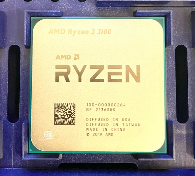 AMD RYZEN 3 3100 AM4 CPU Processors R3 3100 3.6 GHz Quad Core 65W OEM ...