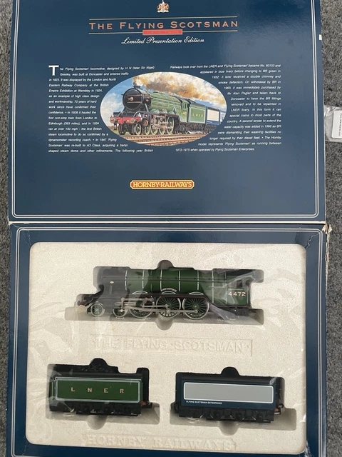 HORNBY R098 LNER 4-6-2 CLASS A3 LOCOMOTIVE 4472 Flying SCOTSMAN TWIN TENDER £83.92 - PicClick UK