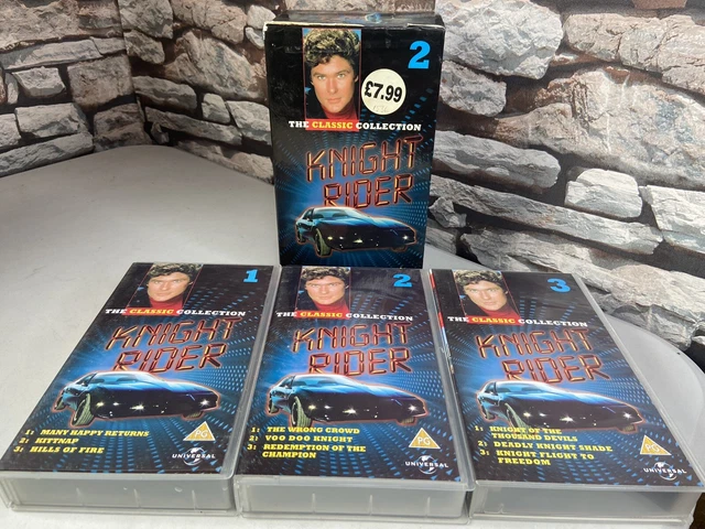 KNIGHT RIDER THE Classic Collection Vhs Box Set Volume 2 Video Tape ...