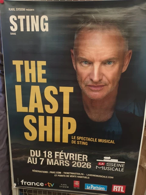 AFFICHE STING CONCERT 2026 EUR 22,00 - PicClick FR