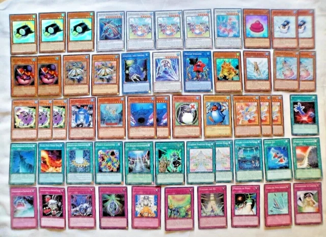 YU-GI-OH DECK PINGUINO 57 carte completo Extra Deck Synchro Xyz Link ...