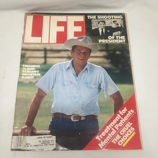 LIFE MAGAZINE MAY 1981 Ronald Reagan The Shooting of the President Vol ...