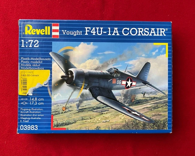 REVELL VOUGHT F4U-1A Corsair (03983) Flugzeug Modellbausatz 1:72 NEU & OVP EUR 16,00 - PicClick DE