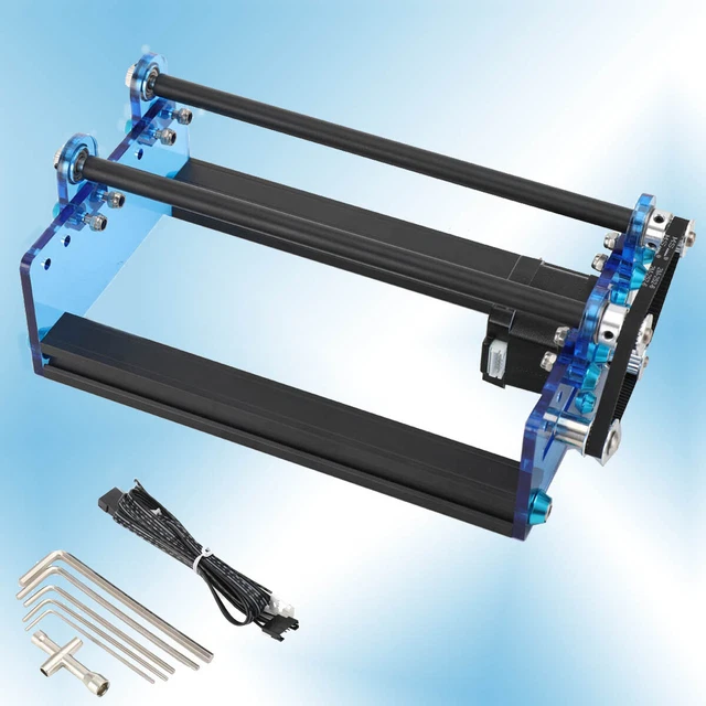 Y-AXIS LASER ROTARY Roller Engraving Cylinder Module 360° Rotating 20mm ...