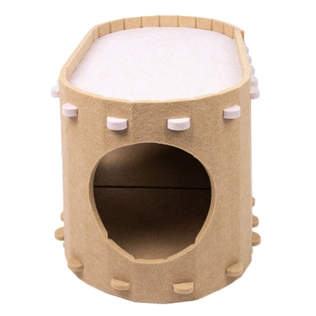 CATS HOUSE ASSEMBLY Cat Tree Bed for Indoor Cat Small Cat Cave Play ...