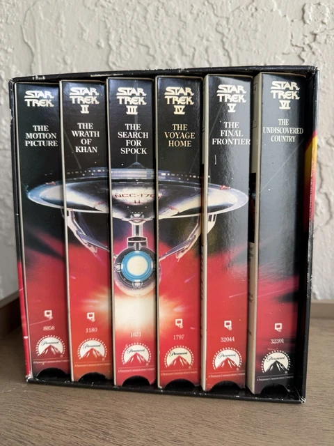 STAR TREK VINTAGE 1993 The Movie Collection VHS Boxed Set £11.21 ...